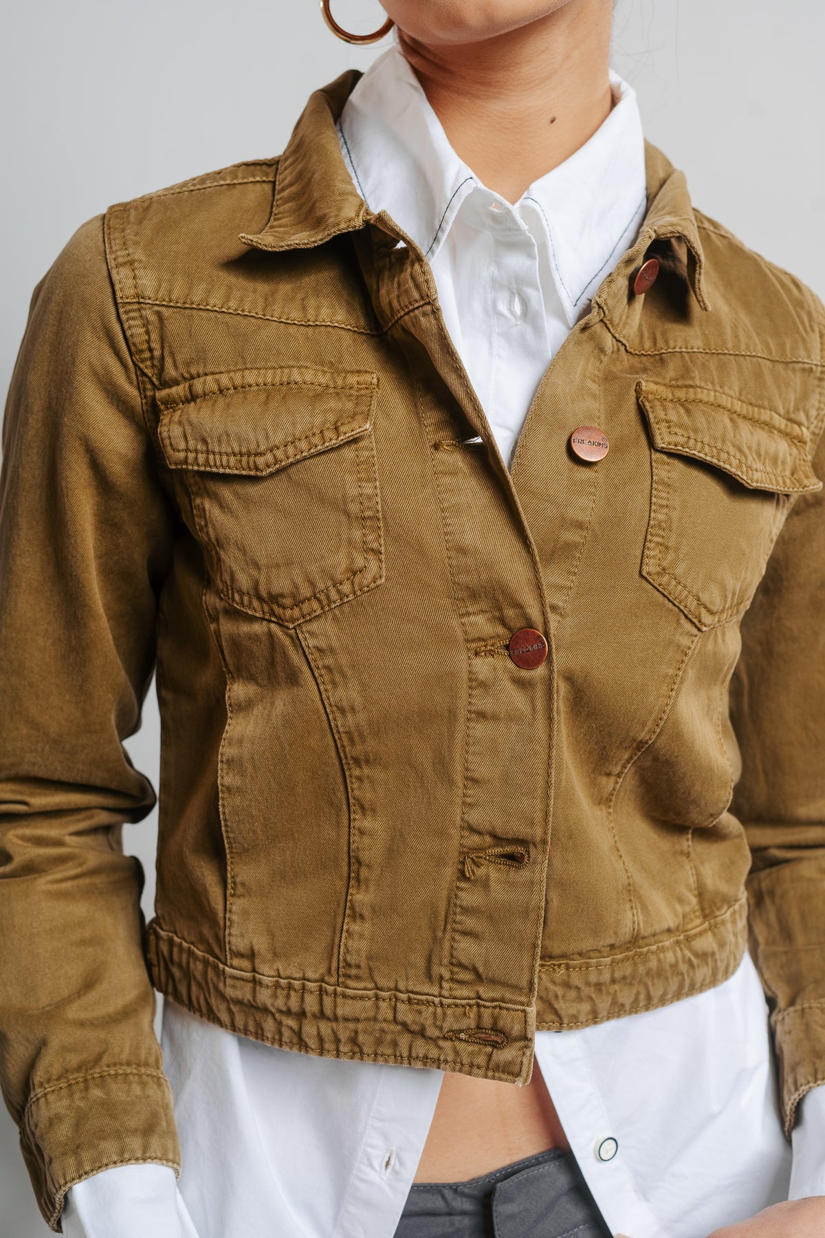 EARTHY BROWN CLASSIC JACKET